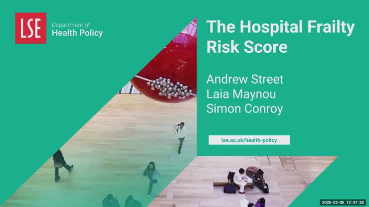 The Hospital Frailty Risk Score (HFRS) a useful tool to identify the ...