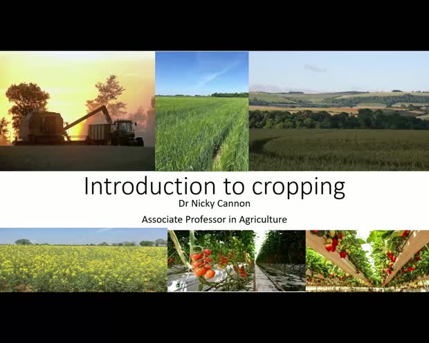 Part 1: Introduction to cropping systems