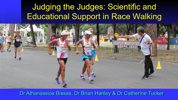 Judging the Judges: Scientific and educational support in race walking