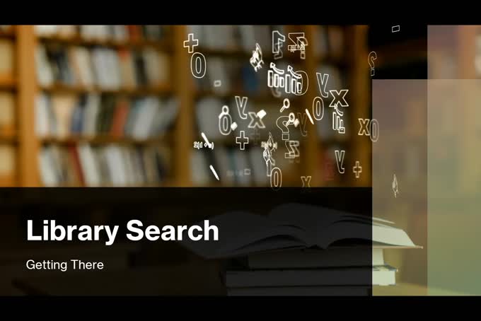 Library Search - Getting Started
