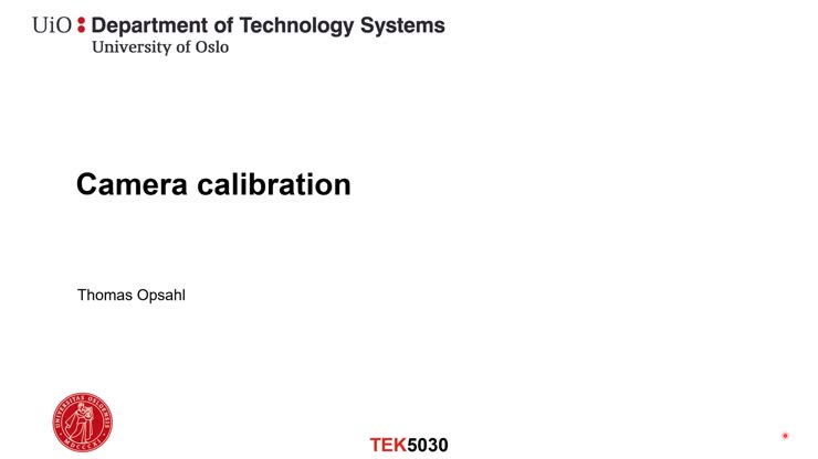 A small guide to camera calibration using OpenCV