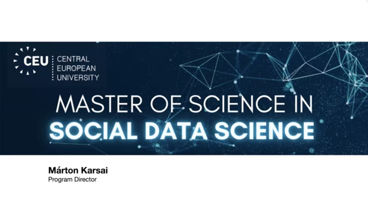 Application tips webinar- Department of Network and Data Science