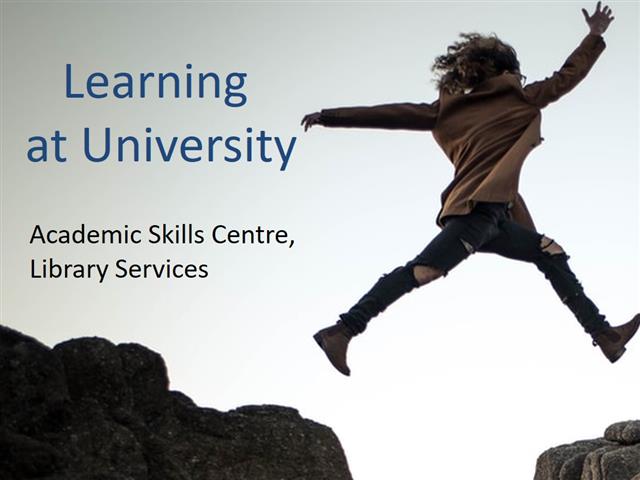 Learning at University
