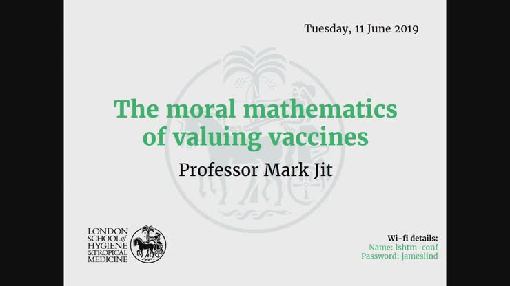 2019-06-11 17:00-19:00 - Mark Jit Inaugural Lecture - JSB [M]