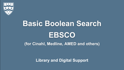Basic Boolean Search