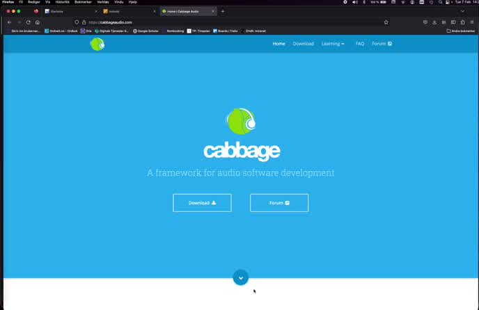 Csound video 6.1 Kom i gang med Cabbage