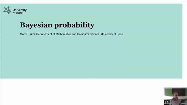 Bayesian probabilities