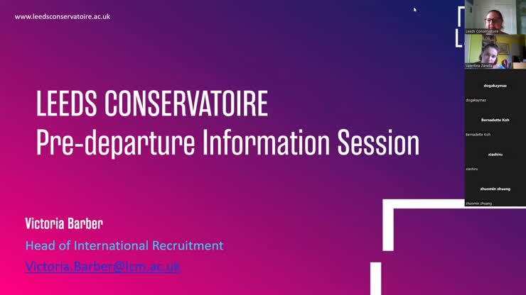 Pre-departure Session