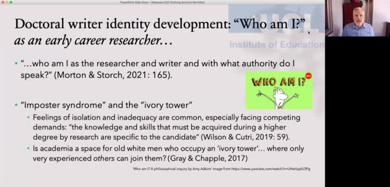 LRC/Linguistics: Dr Jim McKinley - Emerging writer identities