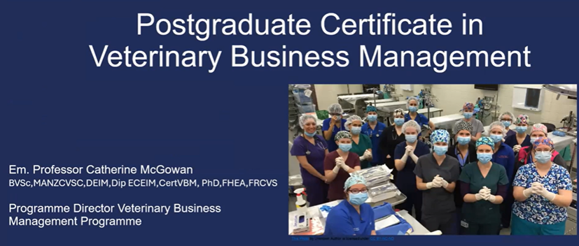 Veterinary Business Management (Postgraduate Certificate)