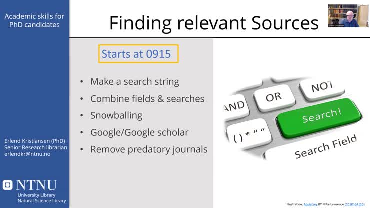 Day 2 Finding Relevant Sources