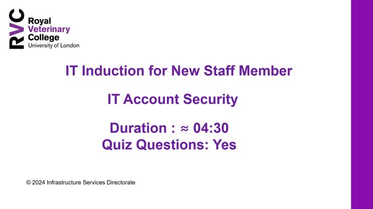 2. IT Induction - IT Account Security