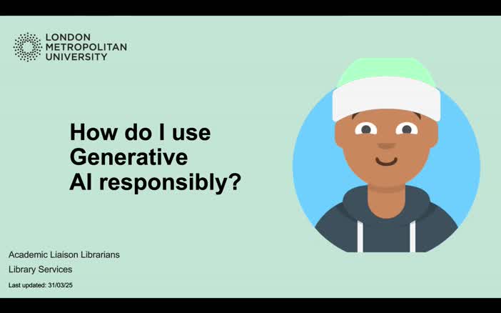 How do I use generative AI responsibly