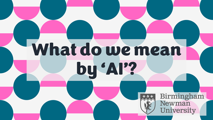 What do we mean by AI?