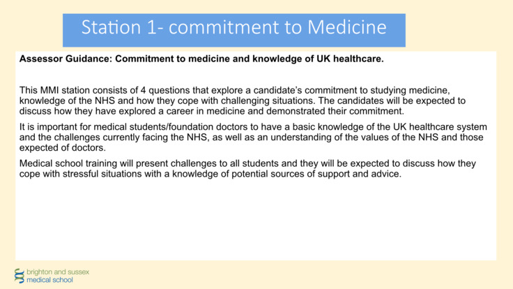 MMI 2024 - station 1