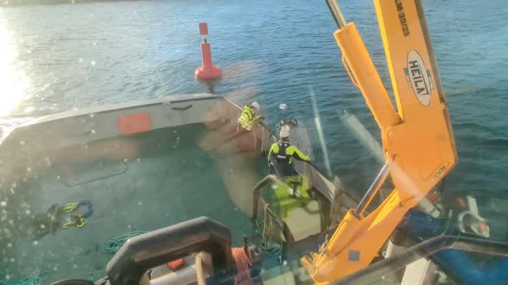 Buoy installation using Differential/RTK GPS