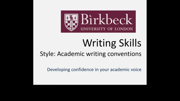 academic writing conventions 2021
