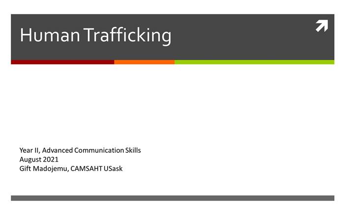 #6 Human Trafficking Lecture August 8 2023