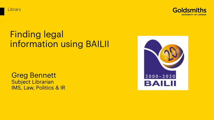 Using BAILII