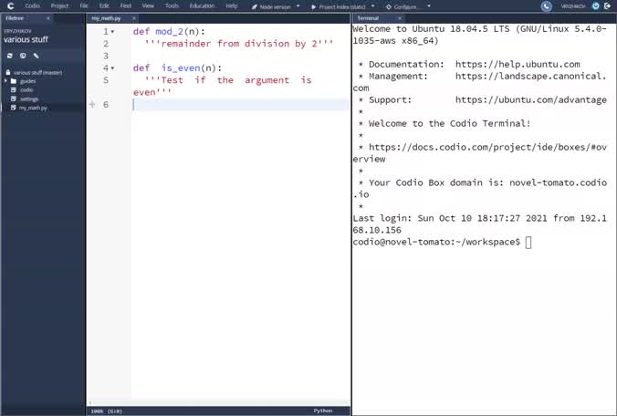 Pytest and TDD hands on demo