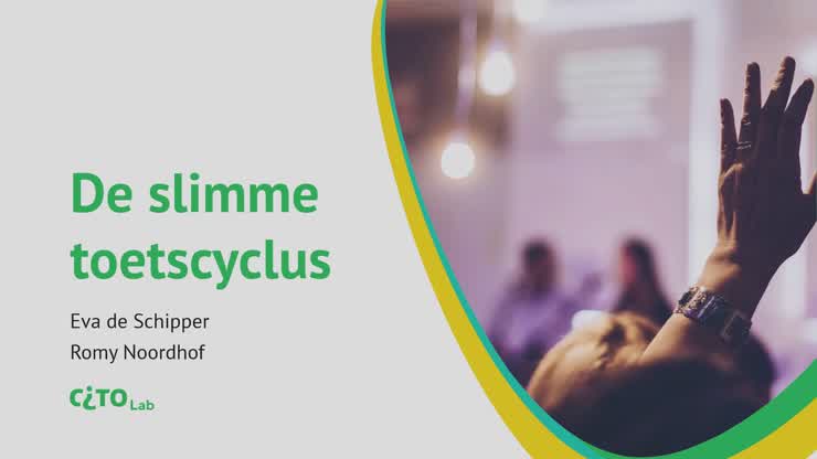 2022-12-07 - De slimme toetscyclus hoe technologie met je kan meedenken ...