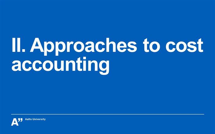 Section II Overview 2