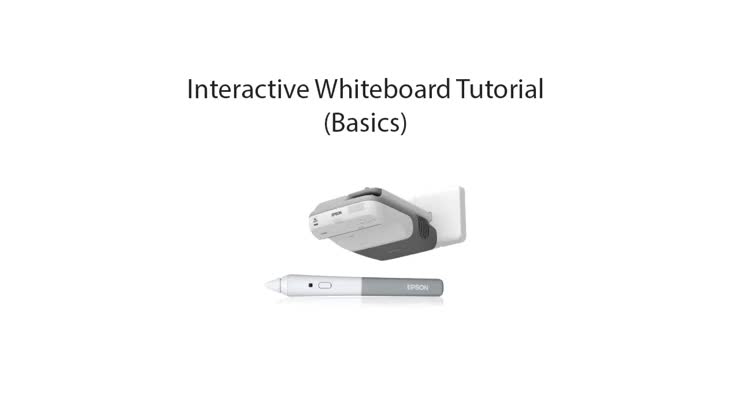 Interactive whiteboard tutorial