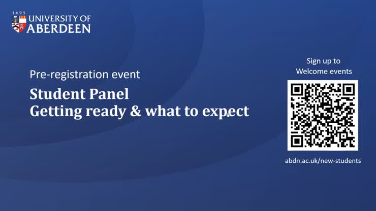 Student Panel “Getting ready & what to expect”