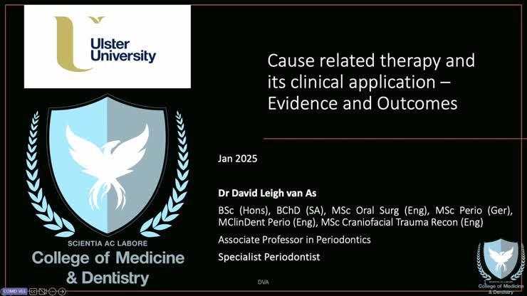 28.01.25 - Cause related therapy and its clinical application ...