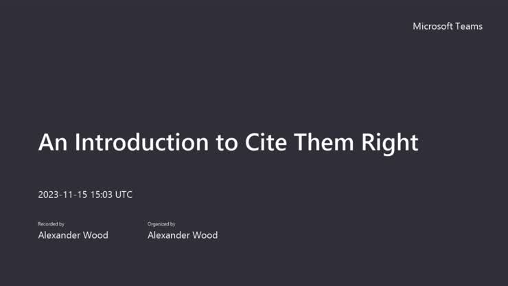 An Introduction to Cite Them Right-20231115_150323-Meeting Recording