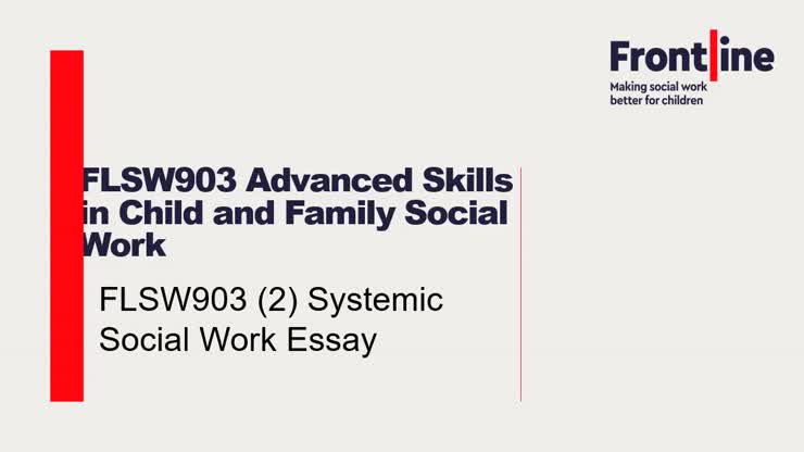 Systemic Social Work assignment brief presentation