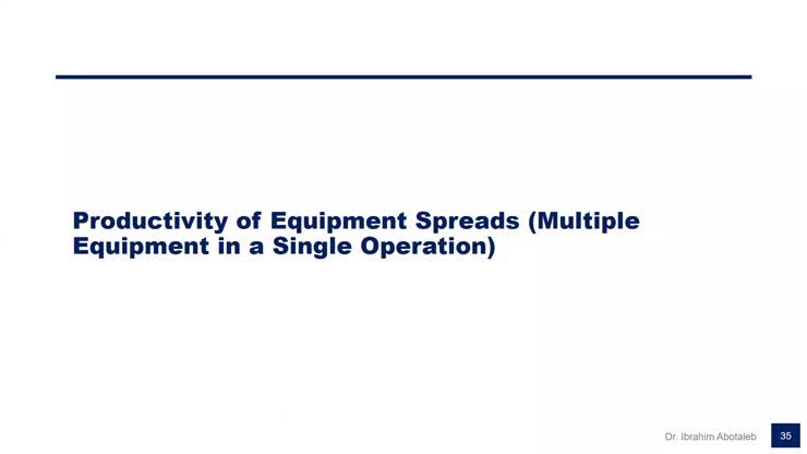 8- Productivity of Operations Involving Multiple Equipment Types