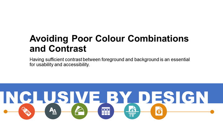 IbD - Avoiding Poor Colour Combinations and Contrast