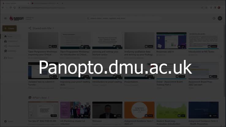 Downloading and Installing Panopto - Updated Sept 2022