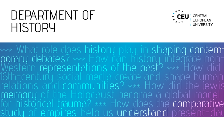 Apply to CEU’s Department of History | webinar (January 17, 2022)