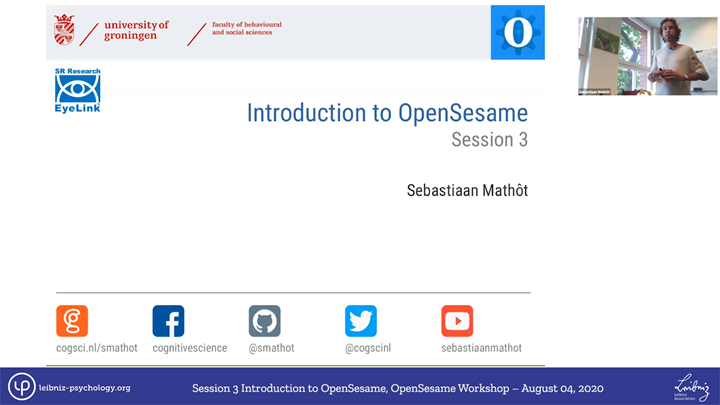 Session 3: Introduction to OpenSesame