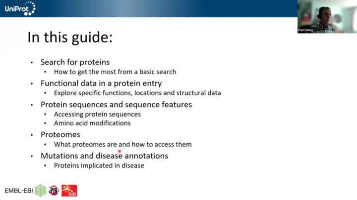 A guide to UniProt for students