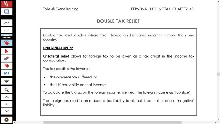CH43 DOUBLE TAX RELIEF FA22