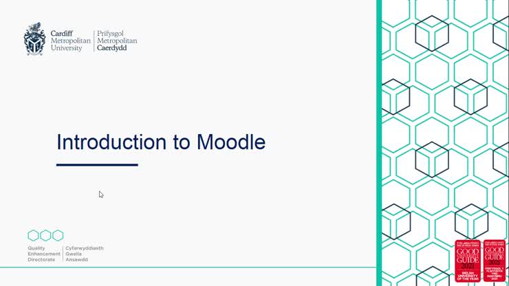 A tour of Moodle for students