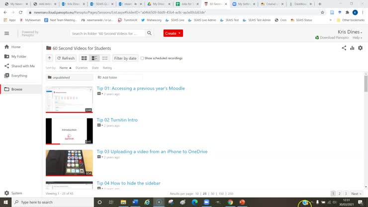 How to see viewing stats