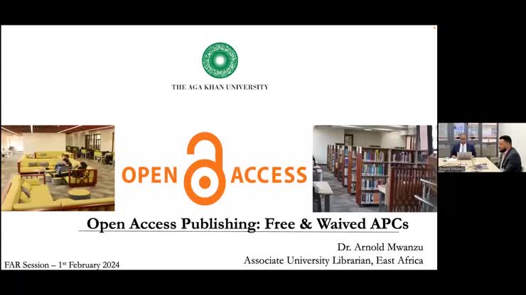 Open Access Publishing -Free and Waived APCs
