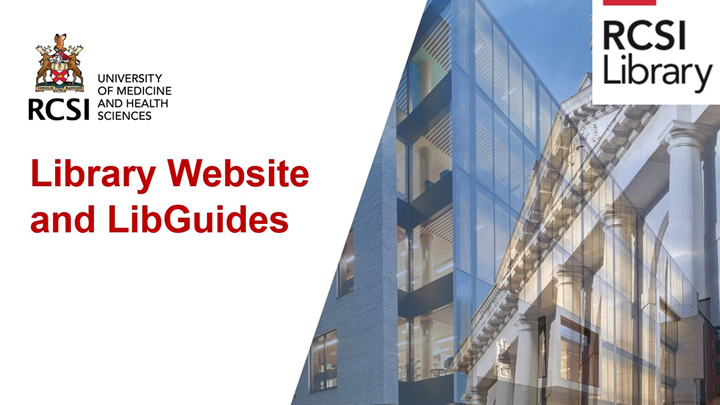 1 - Library Website and LibGuides