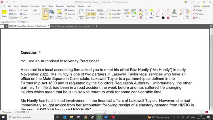 2022 JIEB Personal Paper Question 4 - Roz Huntley