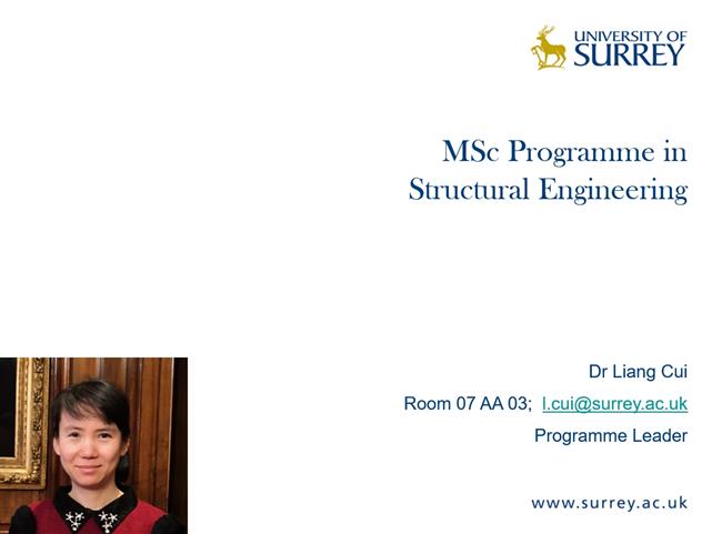 MSc Structural Eng