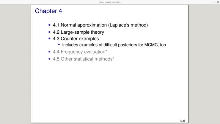 BDA 2022 Lecture 11.1: Normal approximation and large sample theory