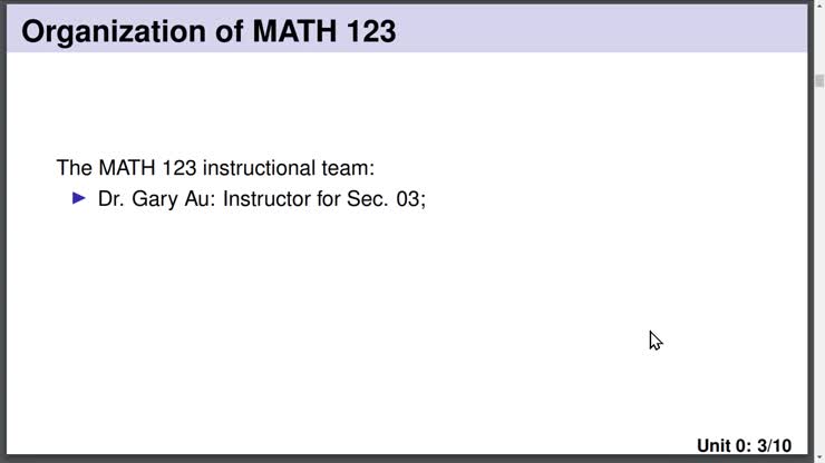 MATH123 Unit 0, Part 2