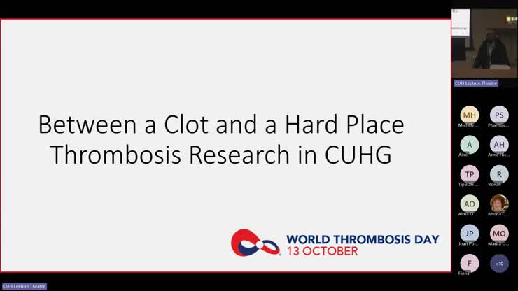 UCC CUH Grand Rounds, 11 Oct 2023, Dr Richard Daly & Dr Virginia ...