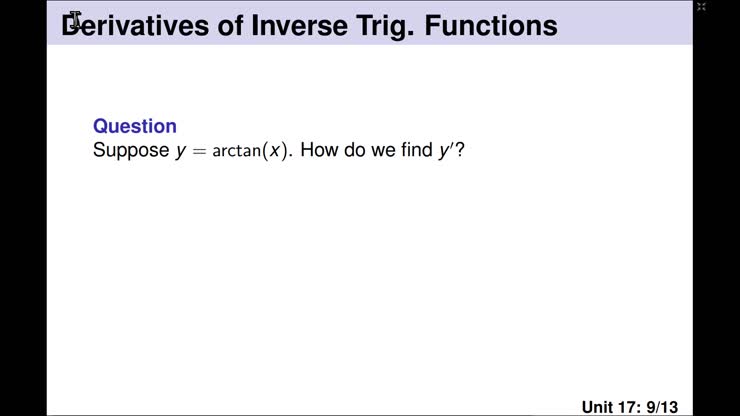 MATH123 Unit 17, Part 2