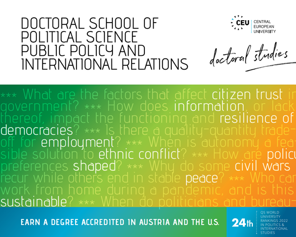 Application tips webinar - Doctoral School of Political Science, Public ...