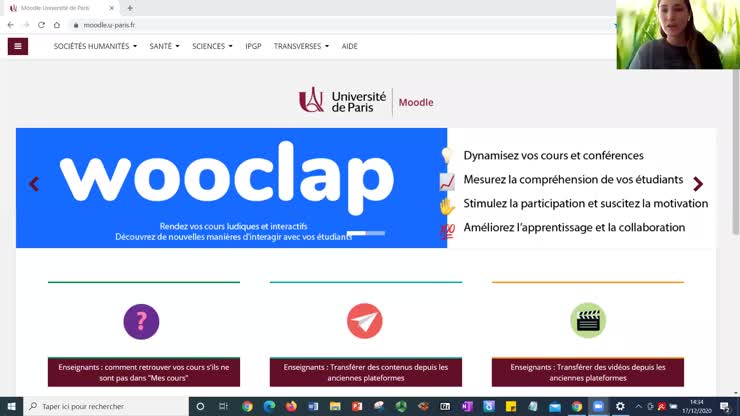 Prise en main Moodle UP - Débutant